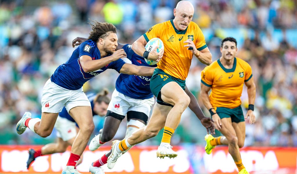 Rugby Sevens | Australia beat Olympic champions to set up huge finals ...