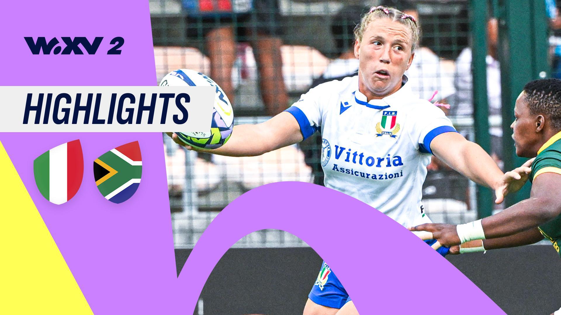 WXV2 Match Highlights - Italy v South Africa