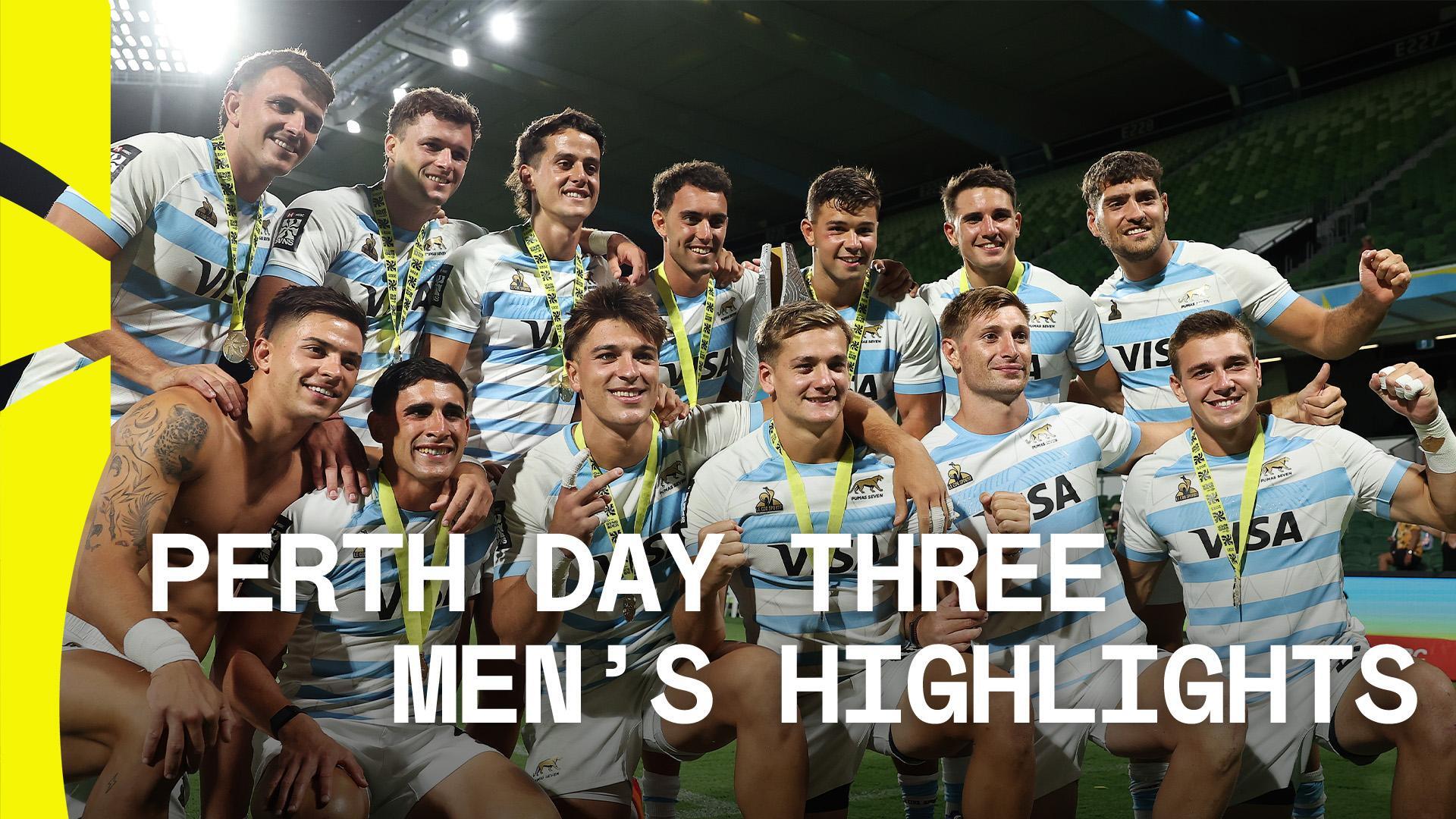 HSBC SVNS Perth 2025 | Day Three Men's Highlights