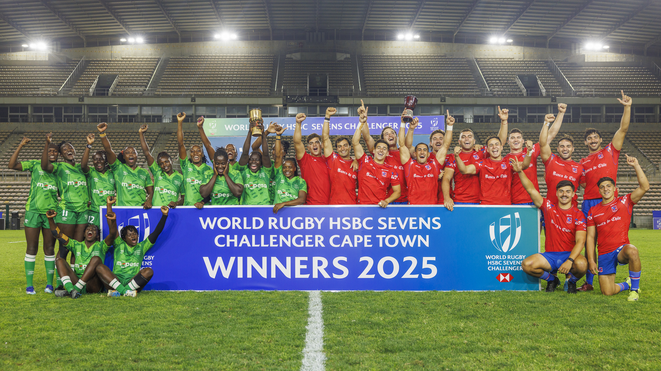 Chile and Kenya win opening round of World Rugby HSBC Sevens Challenger ...