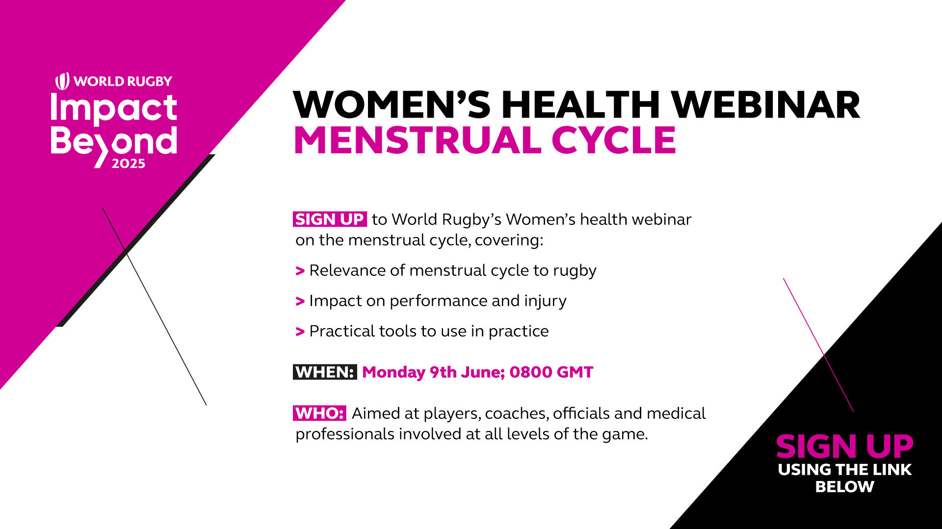 Players, officials and medics encouraged to sign up to World Rugby ...