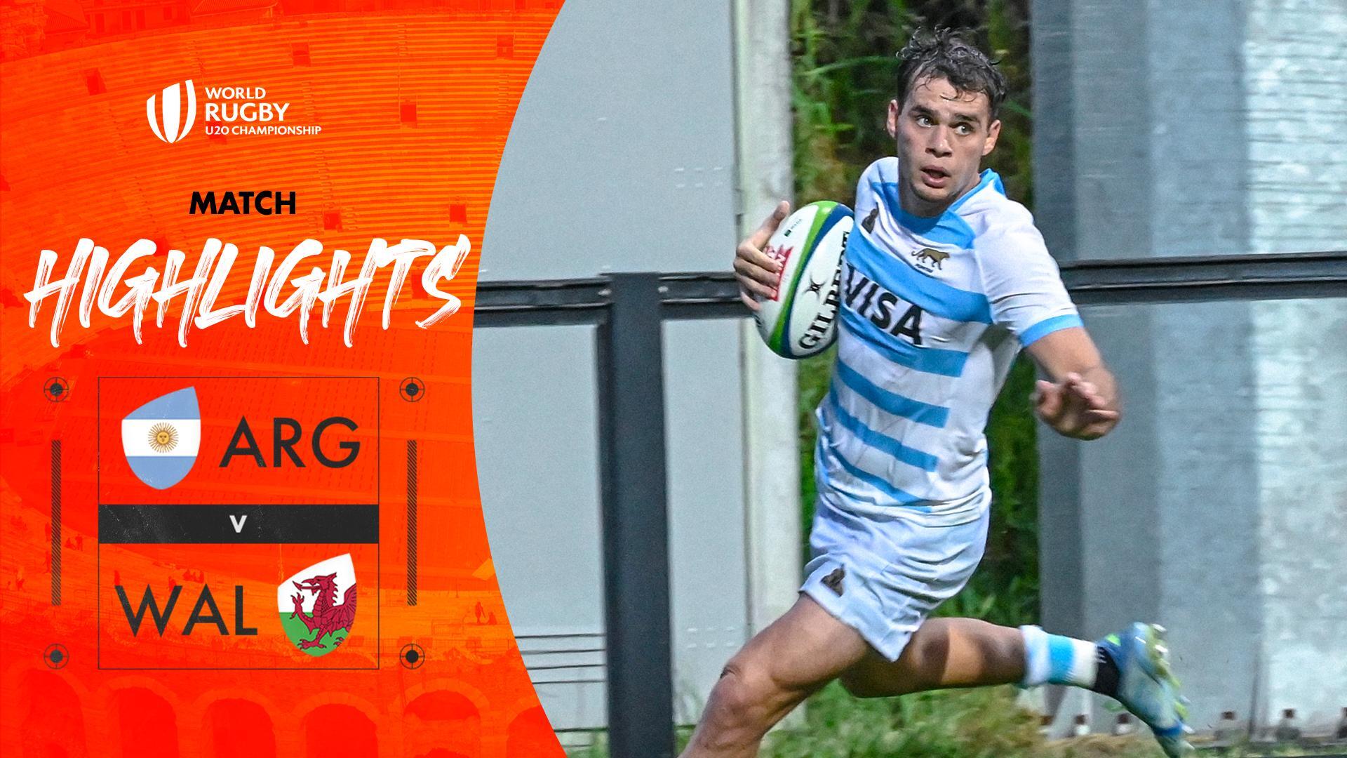Argentina v Wales | World Rugby U20 Championship 2025 Match Highlights