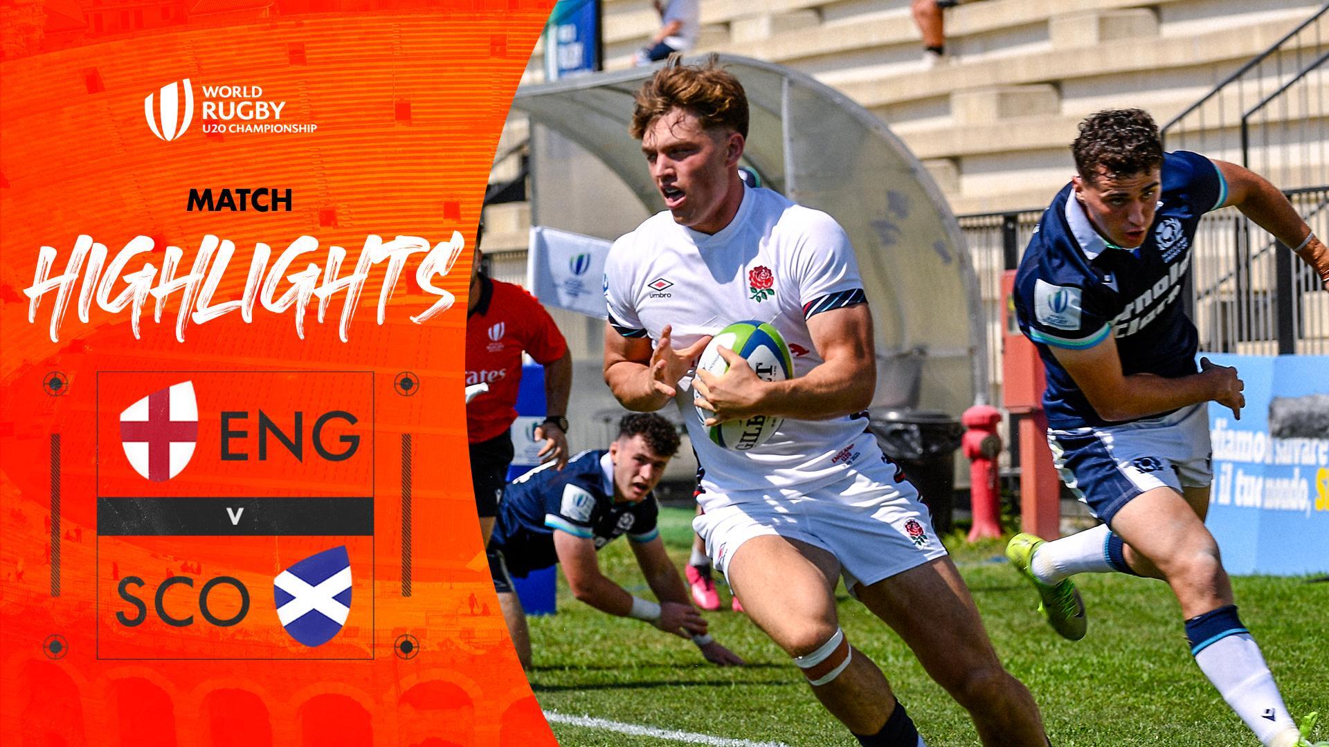 England v Scotland | World Rugby U20 Championship 2025 Match Highlights