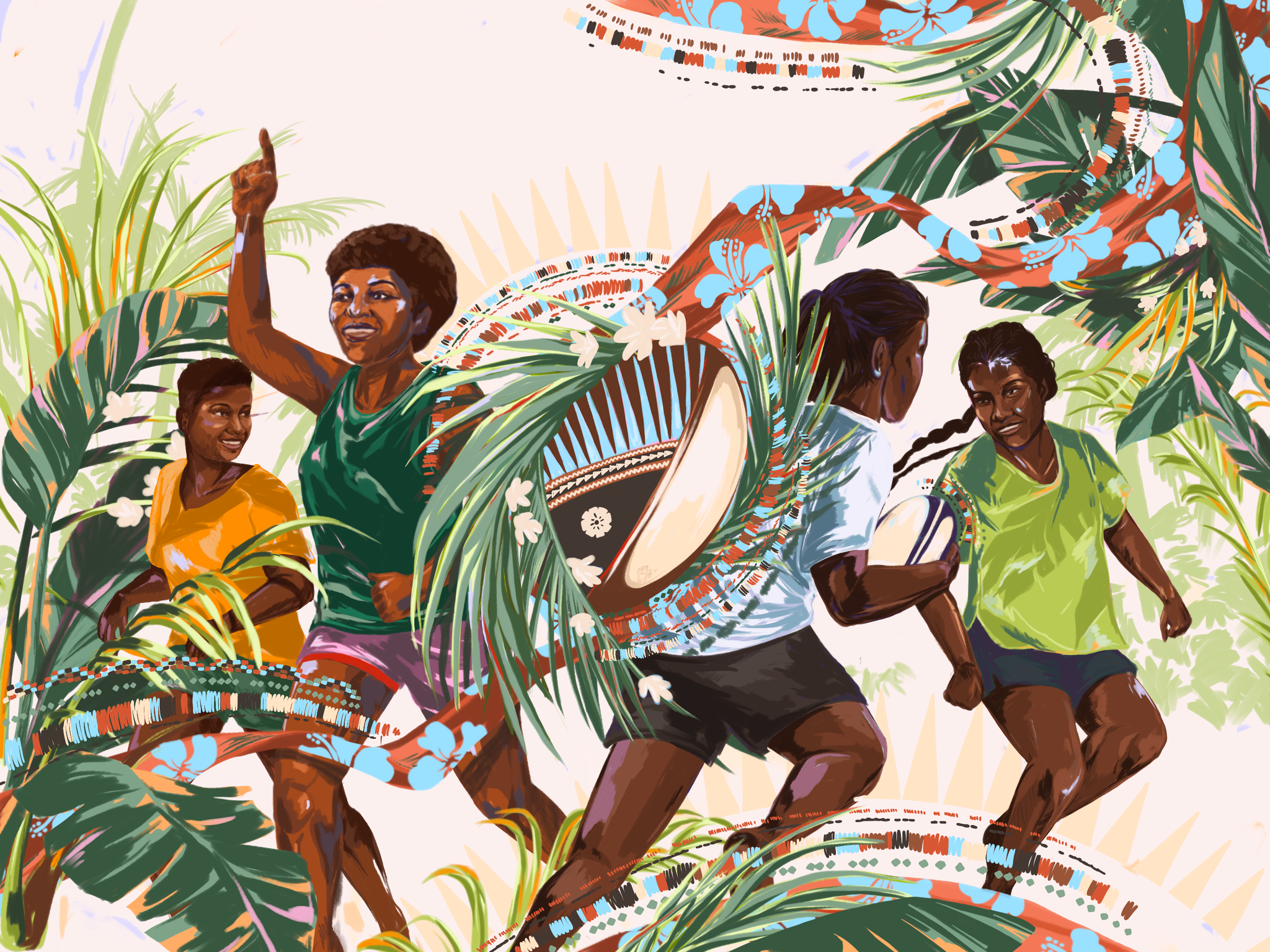 Title sequence of Women’s Rugby World Cup 2025 inspired by female ...