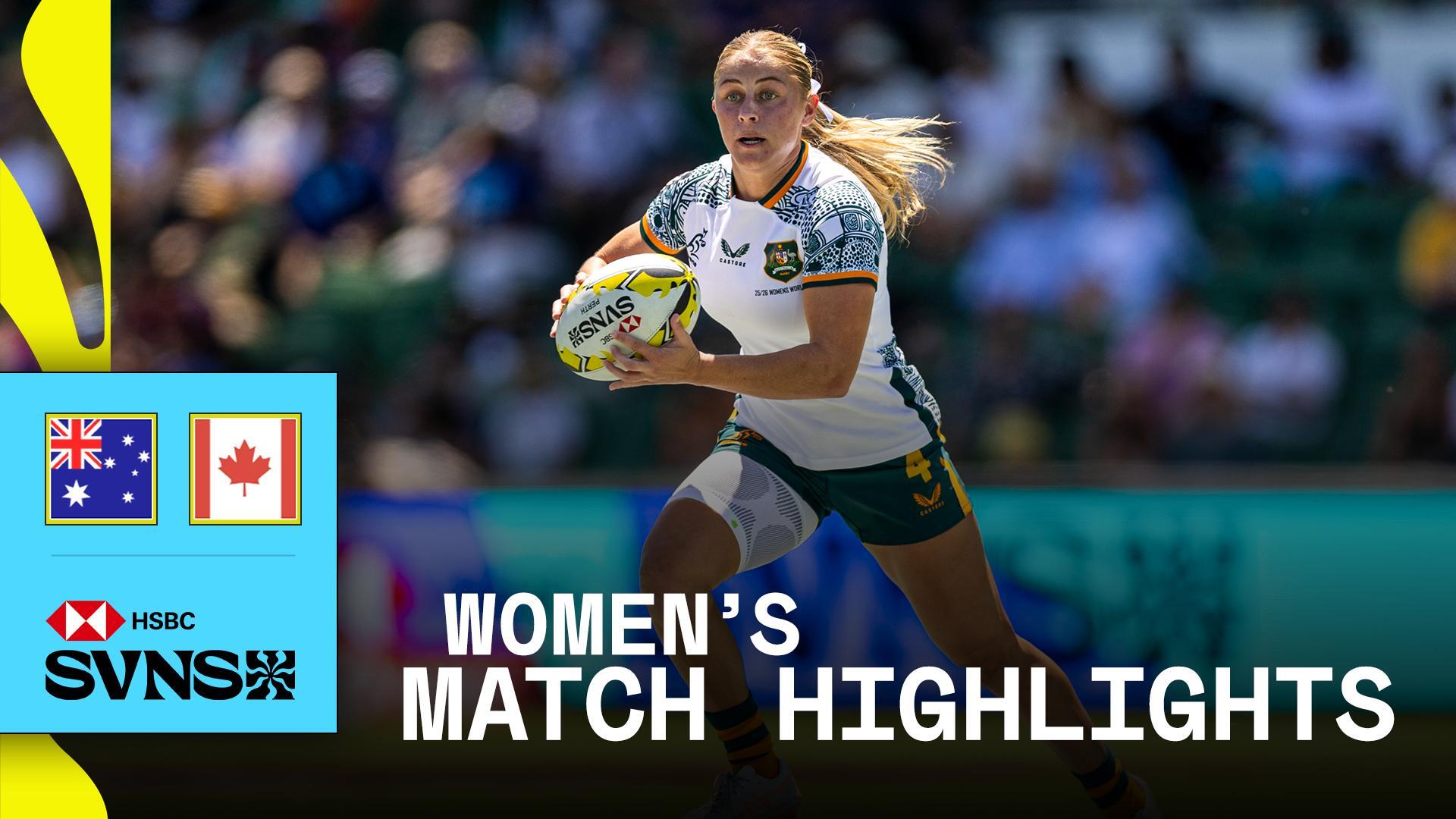 Australia v Canada | HSBC SVNS Perth 2026 | Match Highlights
