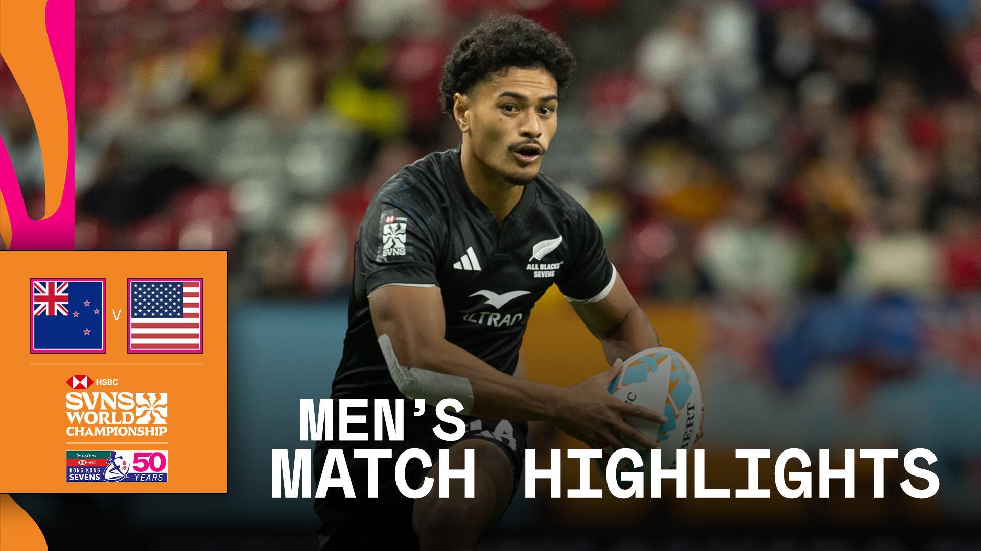 New Zealand v USA | HSBC SVNS Hong Kong 2026 | Match Highlights