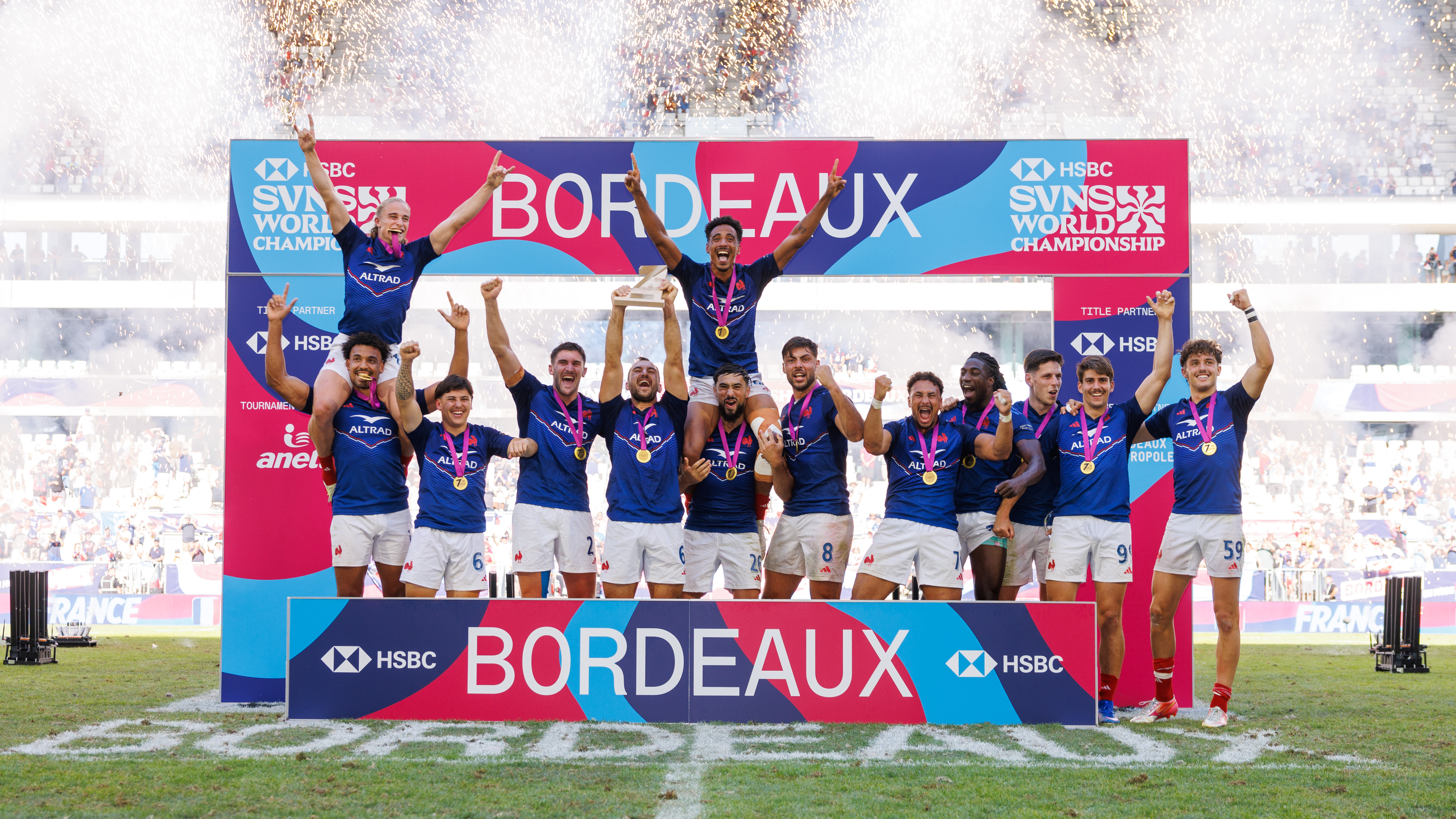 France celebrate in Bordeaux as South Africa are crowned World Champions